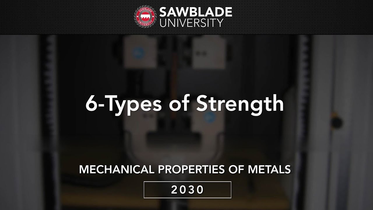2030 - 06 - Types of Strength - SawbladeUniversity.com