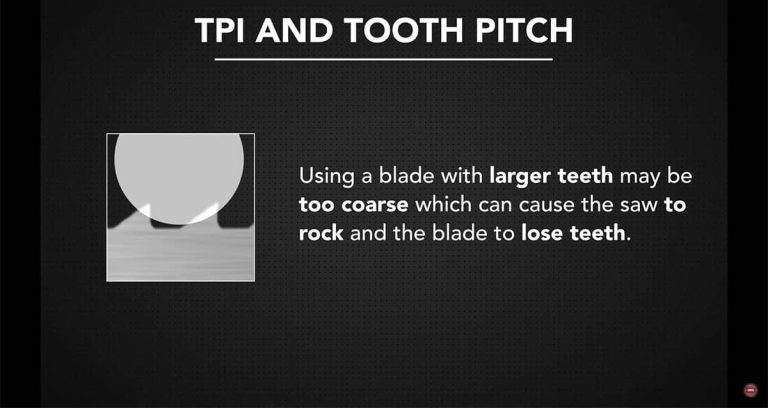 Understanding TPI (Tooth Per Inch) and Tooth Pitch on Bandsaw Blades ...